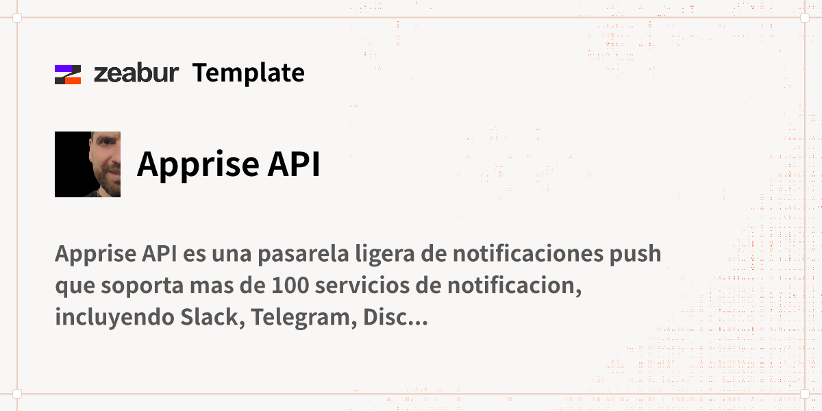 Apprise API Guía de implementación
