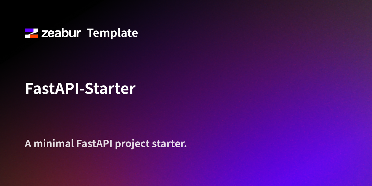 FastAPI-Starter Deploy Guide