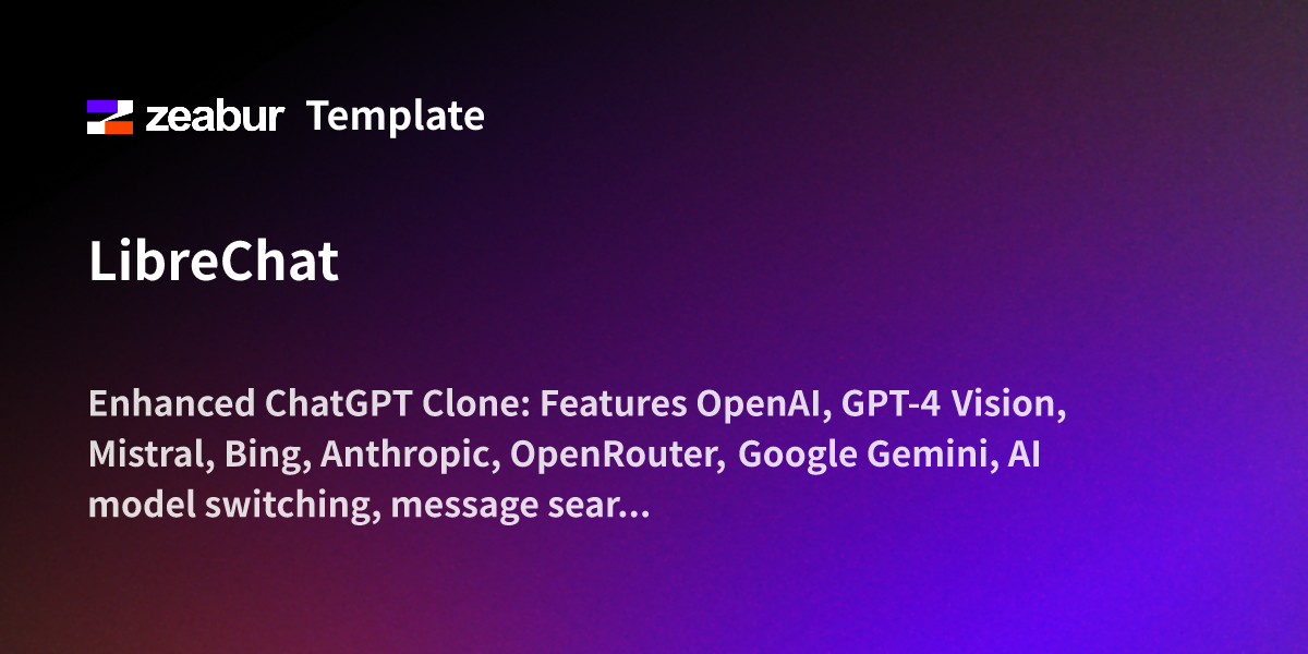 LibreChat Deploy Guide