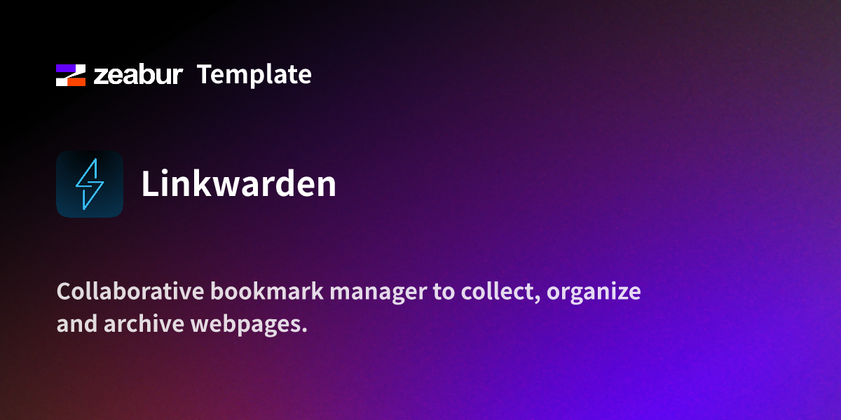 Linkwarden Deploy Guide