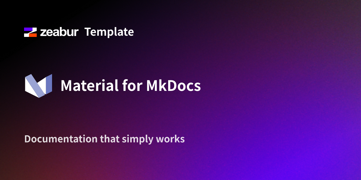 Material for MkDocs Deploy Guide