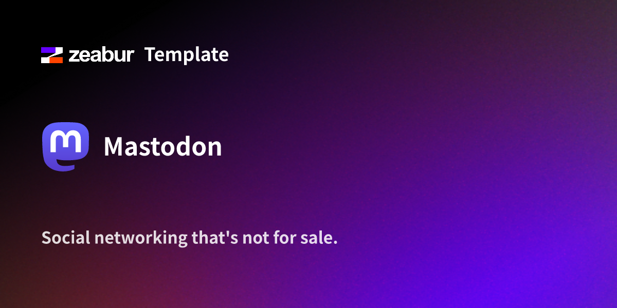 Mastodon Deploy Guide
