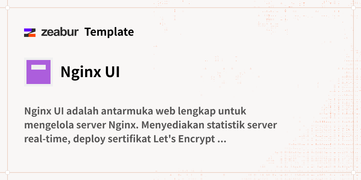 Nginx UI Panduan Deploy
