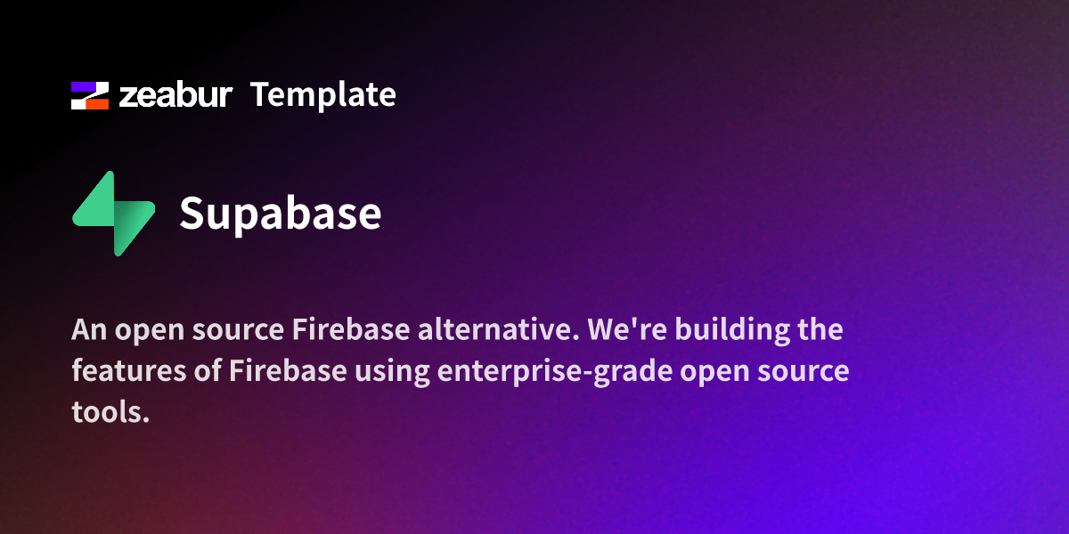 Supabase Deploy Guide