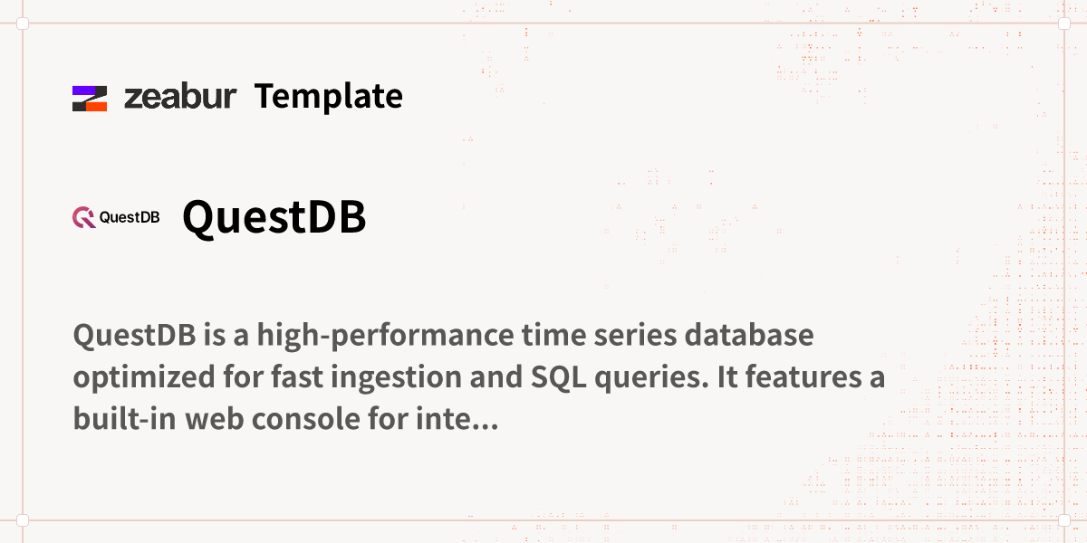 QuestDB Deploy Guide