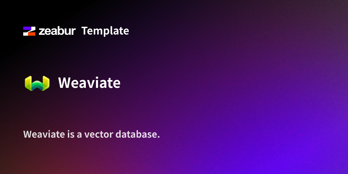 Weaviate Deploy Guide