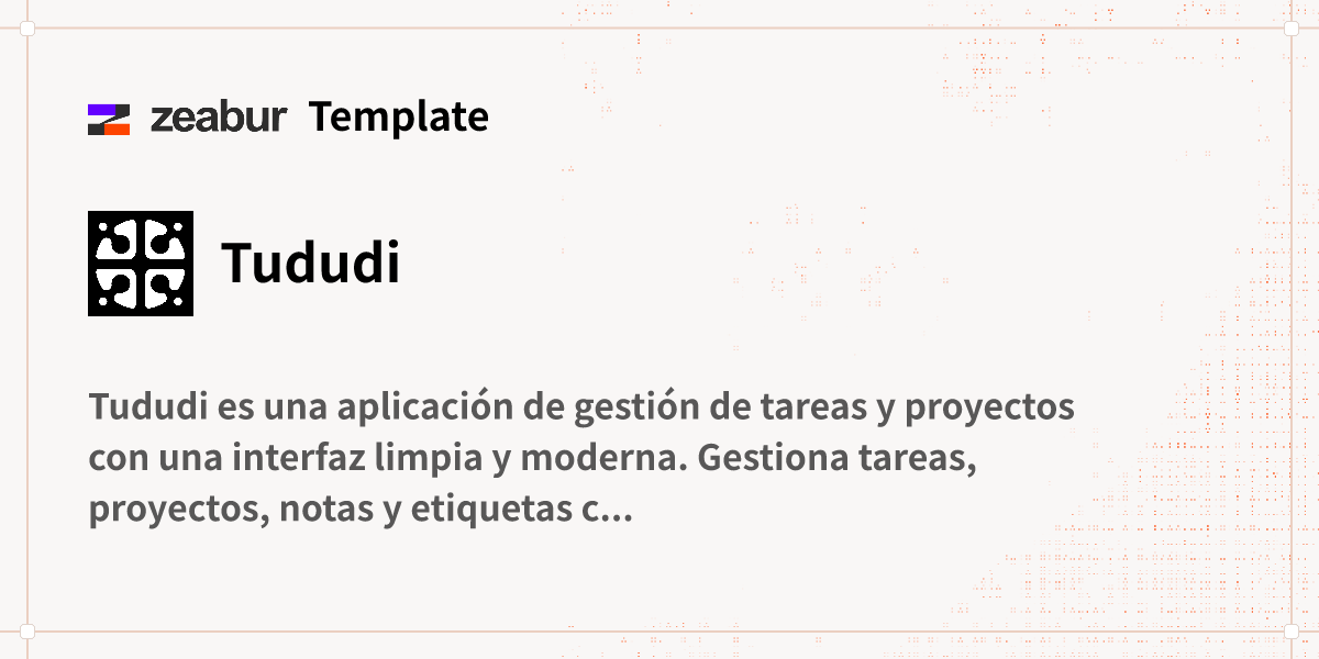 Tududi Guía de implementación