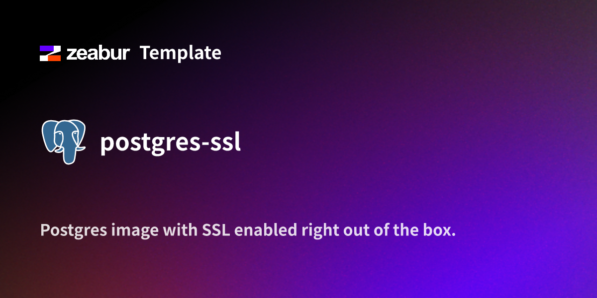 postgres-ssl Guía de implementación