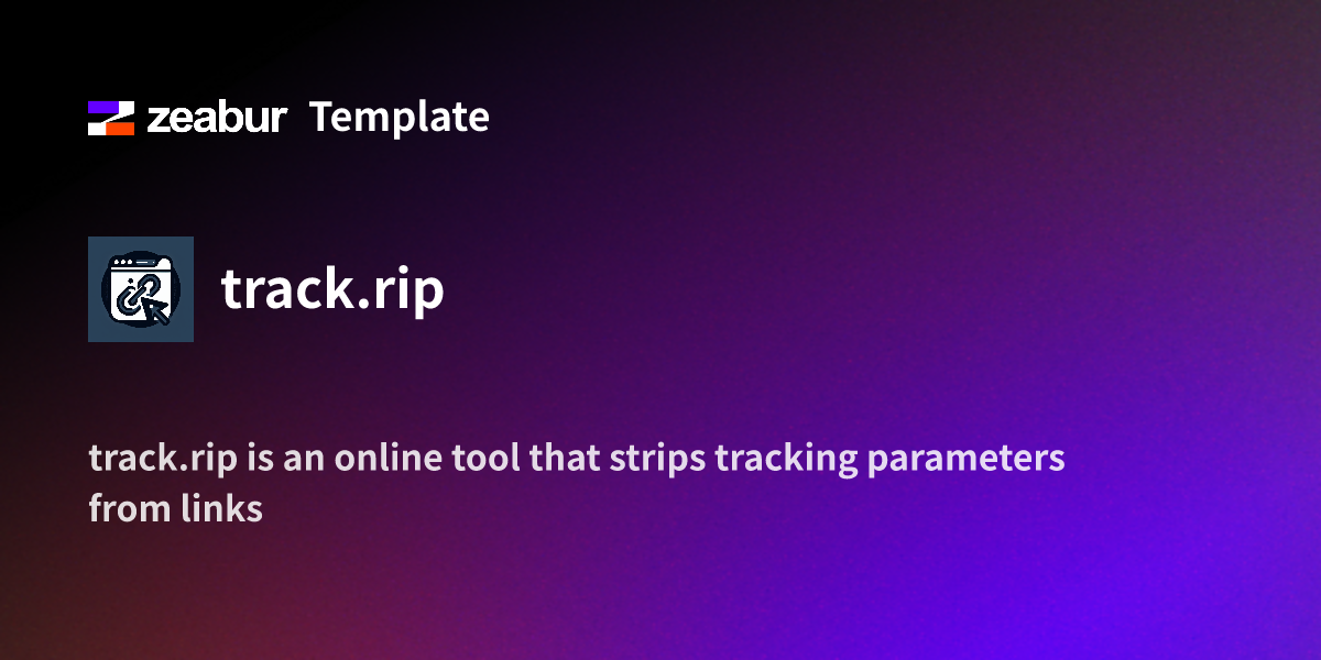 track.rip Deploy Guide